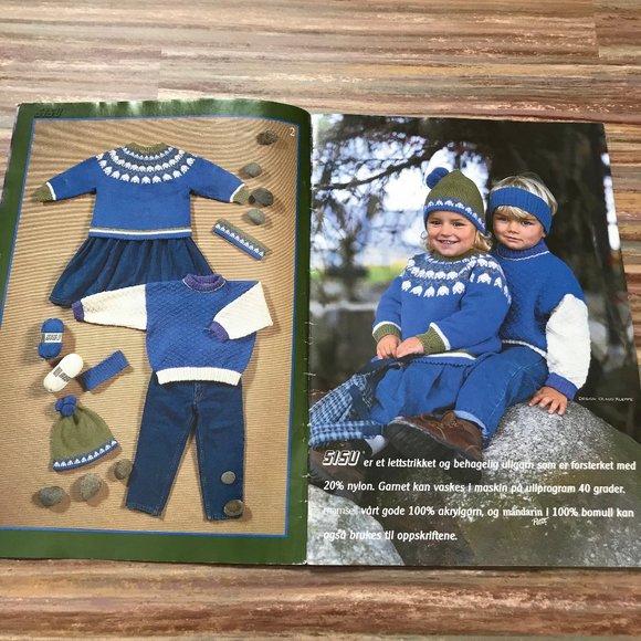 Sandnes | Office | Sandnes Sisu Knitting Patterns For Children 98 ...